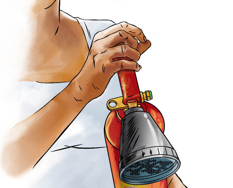 Des illustrations dans un style bande dessinée réaliste